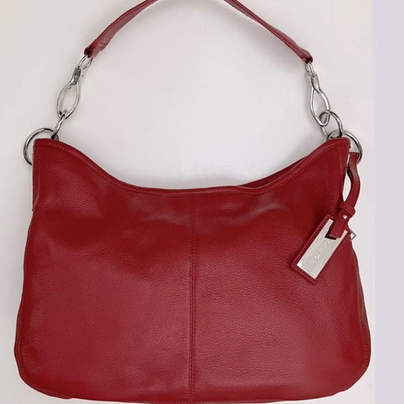 Calvin Klein | Bags | Calvin Klein Faux Pebble Leather Shoulder Bag ...